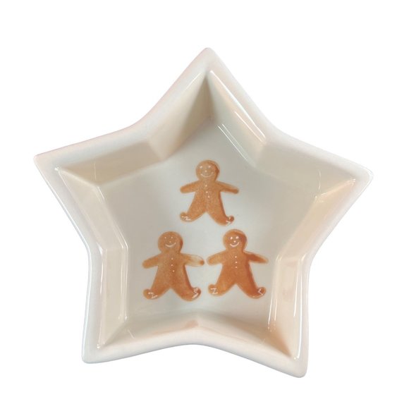 Hartstone | Holiday | Hartstone Pottery Gingerbread Boy Star Bowl Dish ...